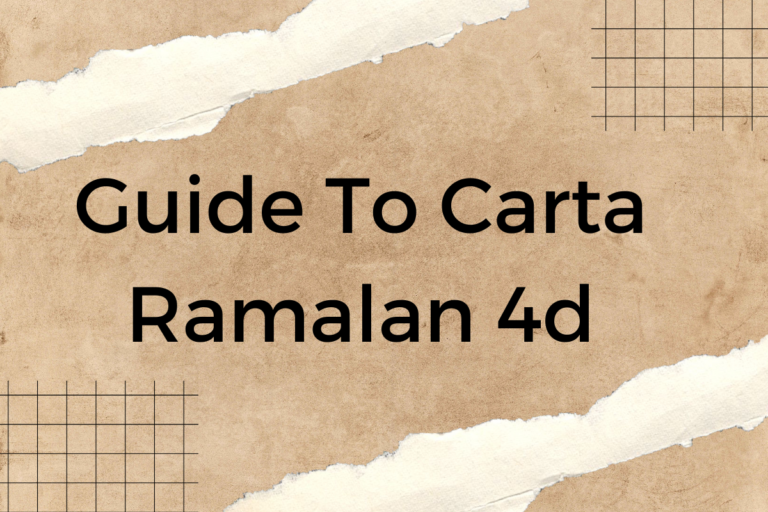 Guide To Use Carta Ramalan 4d