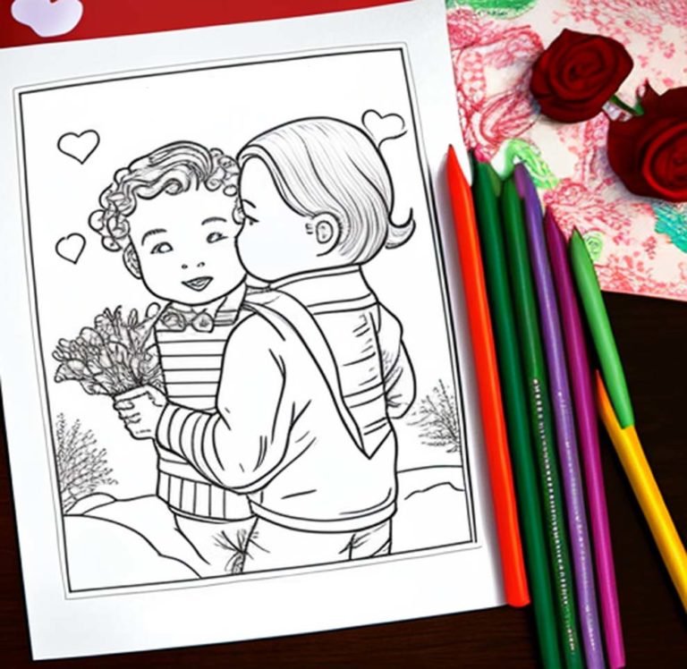 Valentines Day Coloring Pages, Get Printable Valentines Day 2024 ...