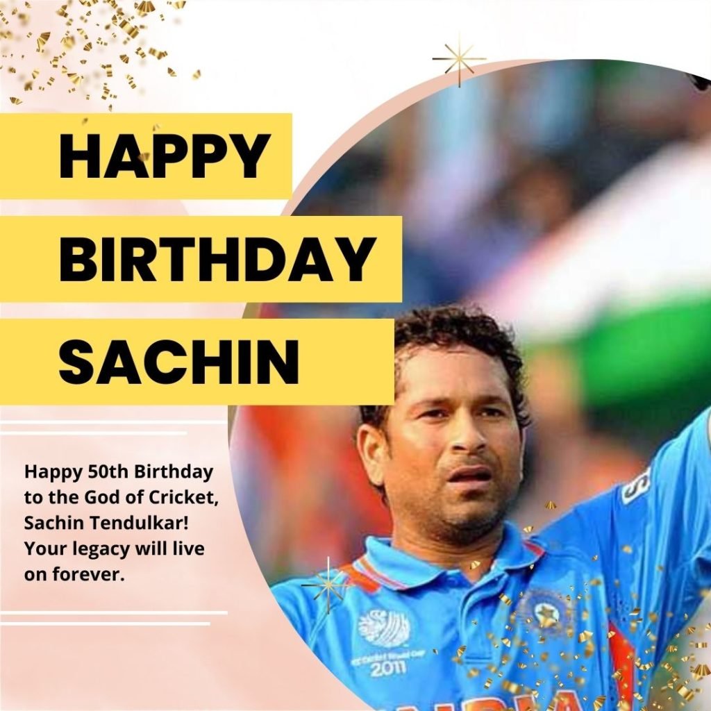 Sachin Tendulkar 50th Birthday 2023 Whatsapp Status, Wishes and Photos