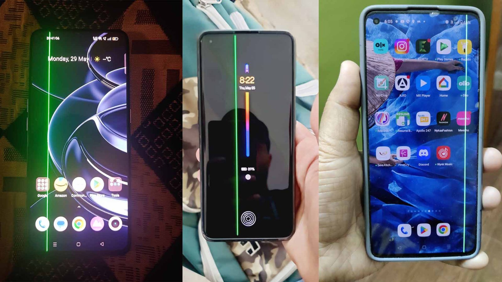 Green Line Issue on Smartphones after Software Update, Check out ...