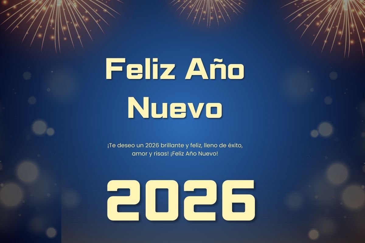 Feliz Año Nuevo 2026 Imágenes, GIFs, Frases Y Tarjetas