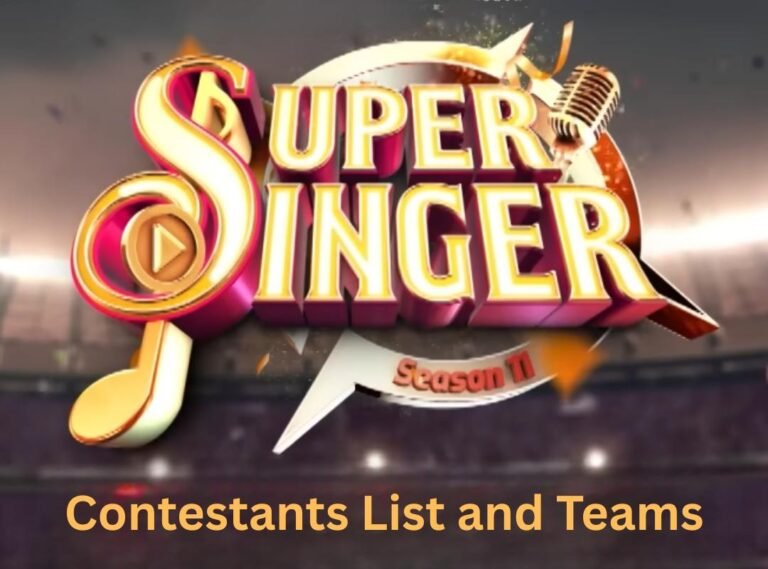 Super Singer Season 11 Contestants List and Teams