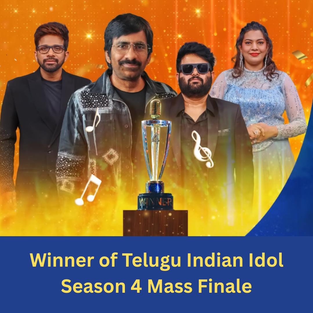 Winner of Telugu Indian Idol Season 4 Mass Finale
