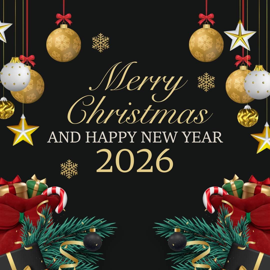 Merry Christmas 2025 and Happy New Year 2026 Images, Wishes, Quotes ...